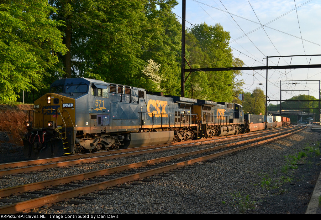 CSX CW44AH 571 leads L036-08